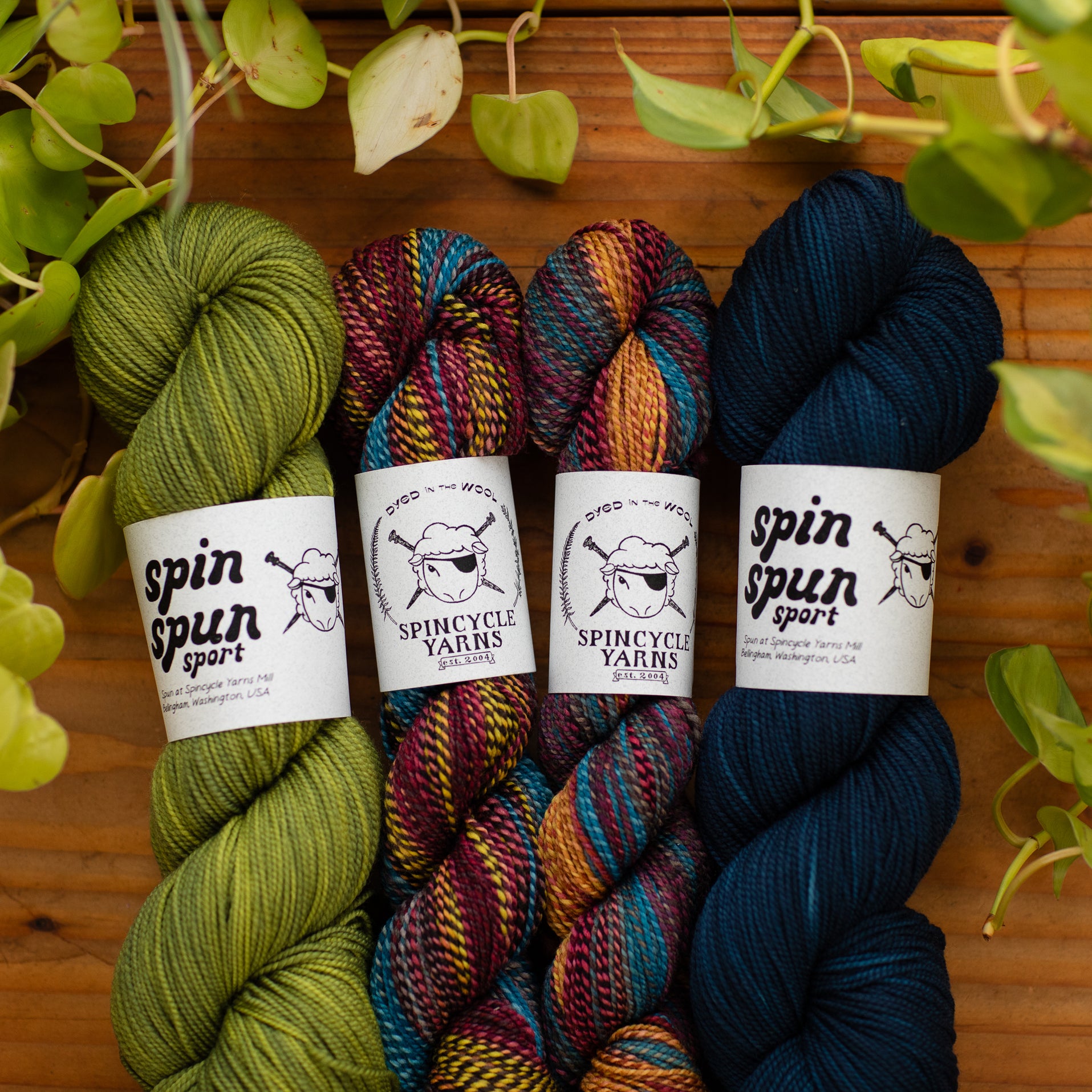SPIN SPUN + TINCTURE DYE KIT - SUGAR SNAP & MIDNIGHT – Spincycle Yarns