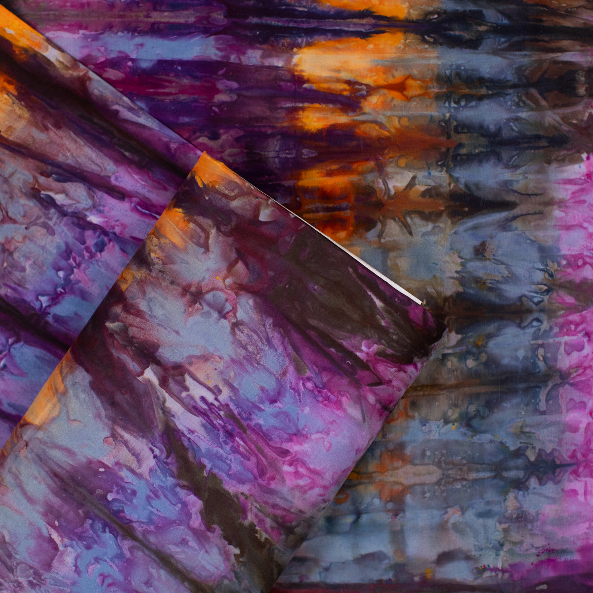 DARK MATTER * Ice Dyed Cotton * sold by HALF YARD – Spincycle Yarns