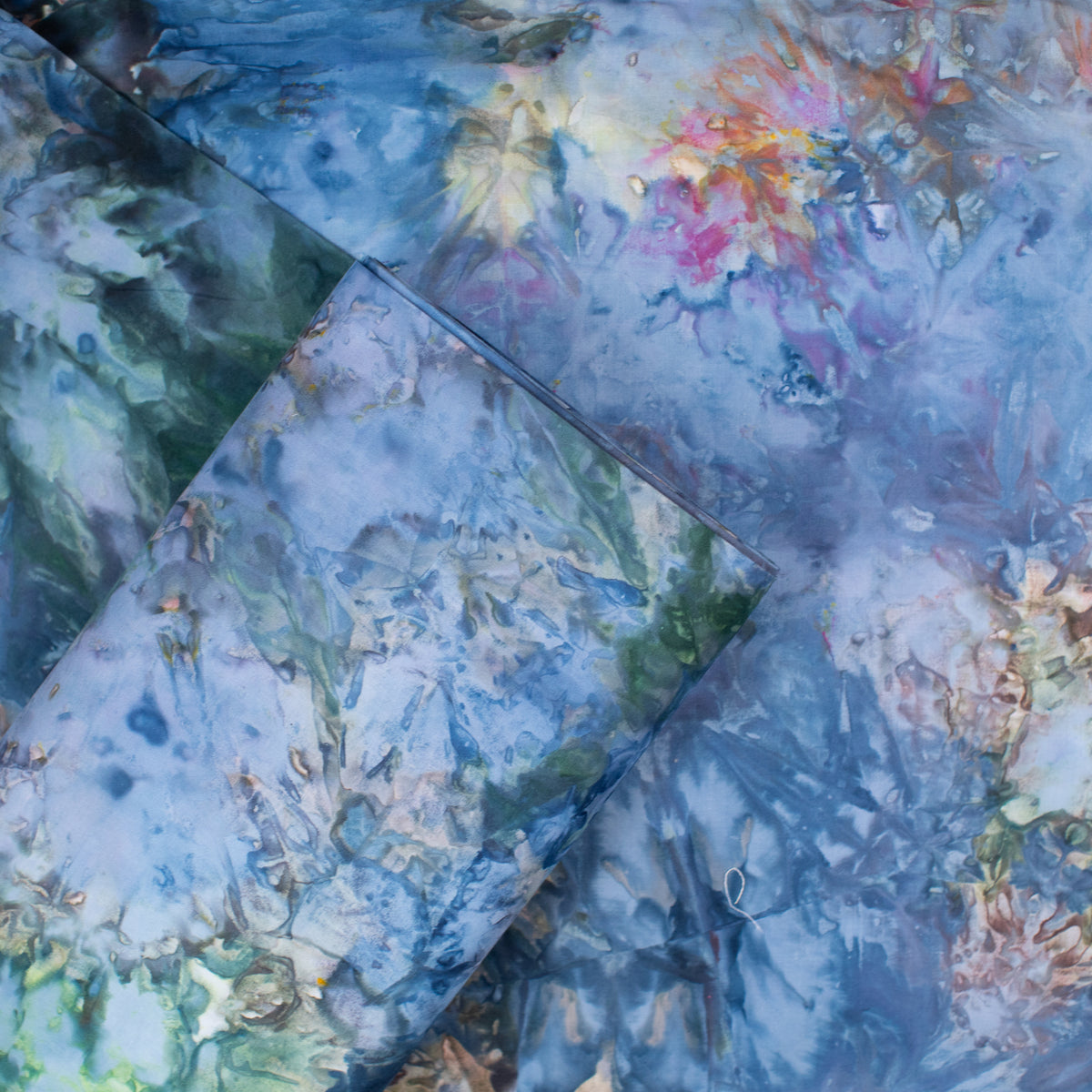 SILIENCE * Ice Dyed Cotton * sold by HALF YARD – Spincycle Yarns