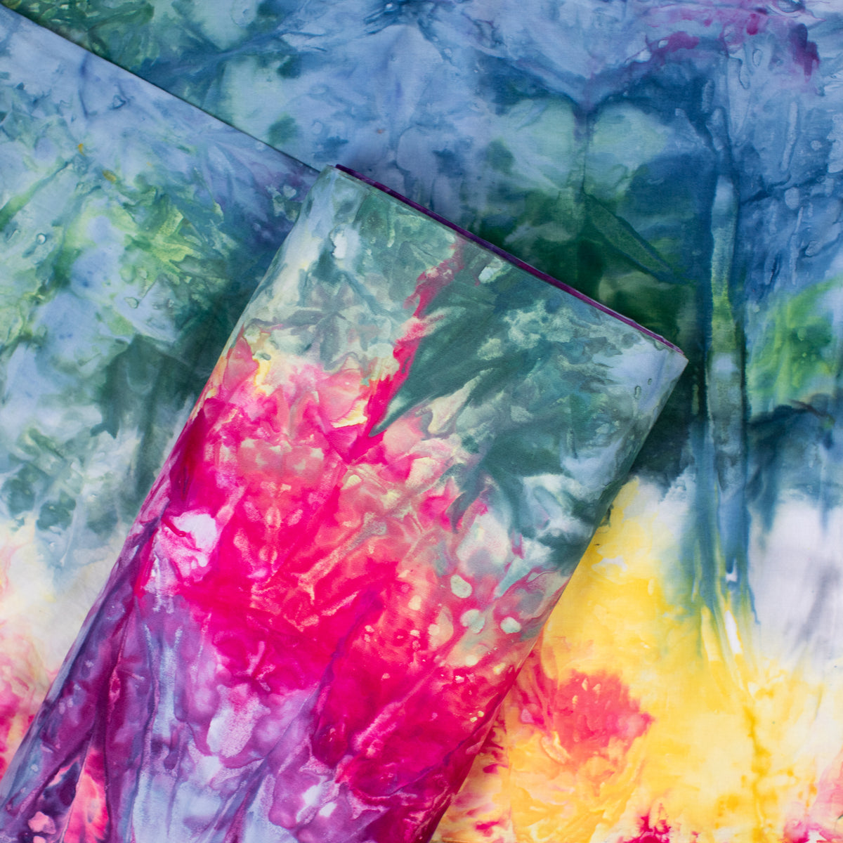 THE CASTLE * Ice Dyed Cotton * sold by HALF YARD – Spincycle Yarns