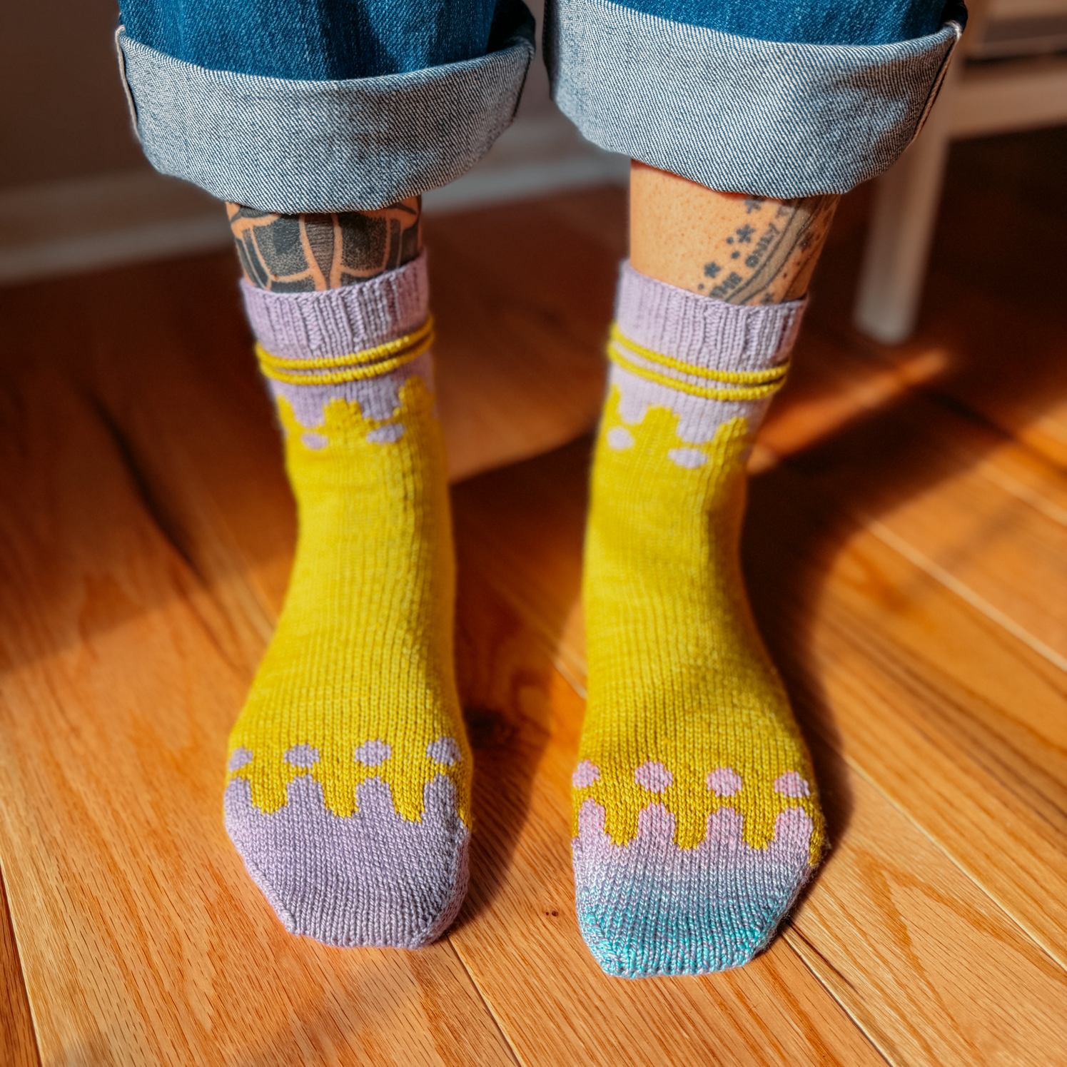 ALMOST ANDREA'S OOEY GOOEY SOCKS BUNDLE – Spincycle Yarns